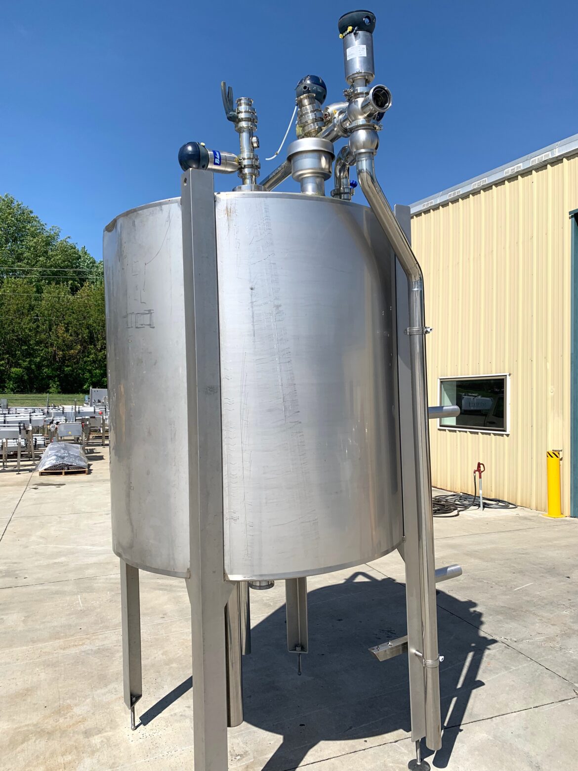 750 Gallon Stainless Steel CIP Water Tank - United Food & Beverage