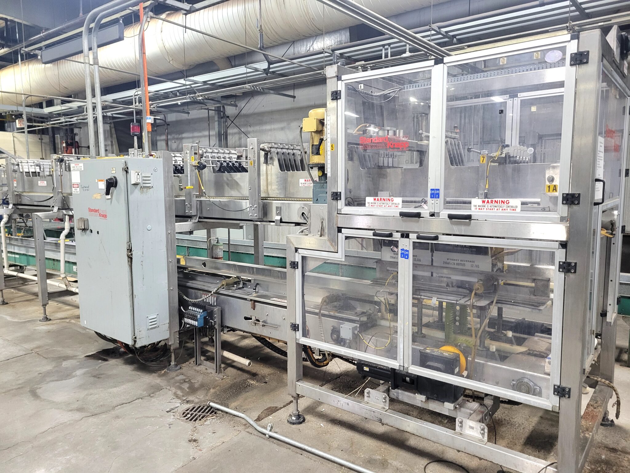 Standard Knapp 949-S Versatron Stainless Steel Soft Drop Case Packer ...