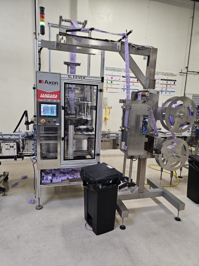Axon Model Lanzara Sleeve Labeler with Steam Tunnel – Installed 2017 ...