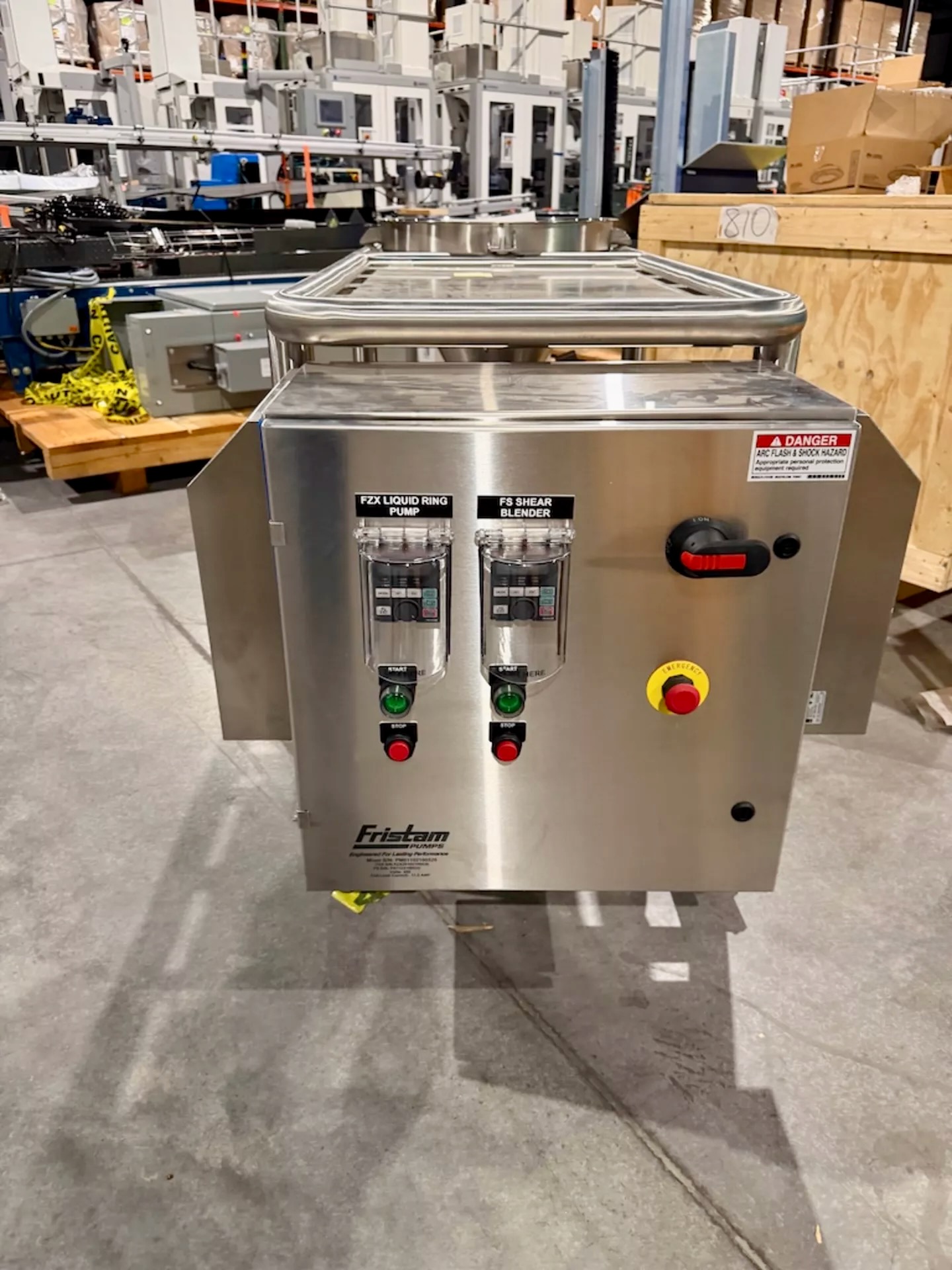 Fristam Model PM Powder Mixer – High Shear Blender - United Food & Beverage